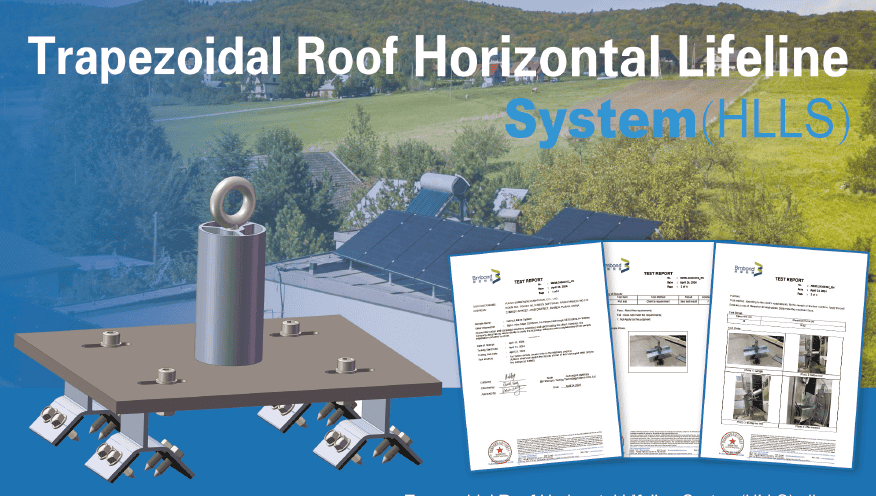 Installation Guide Of Safety Lifeline On Trapezoidal Metal Roofs